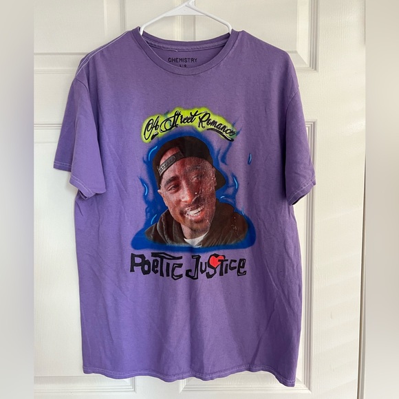 Chemistry | Shirts | Tupac Poetic Justice Purple Tshirt Size Large ...